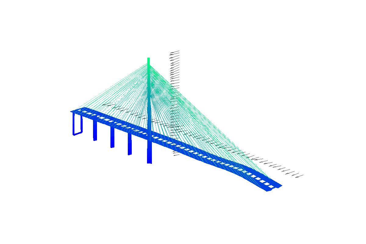 Buffeting of the Stonecutters Bridge | igor kavrakov